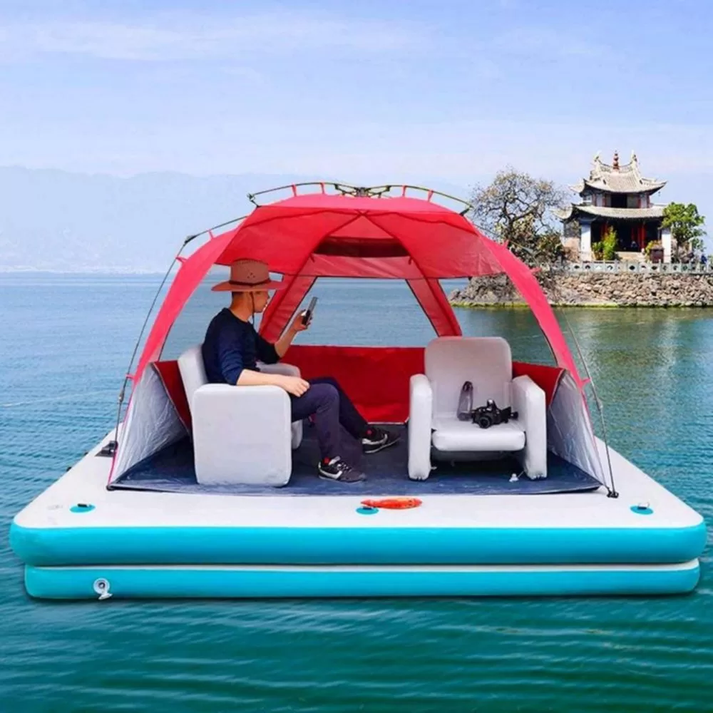 Versatile Inflatable Fishing Dock for All Ages – Plus Model - Bugout ...