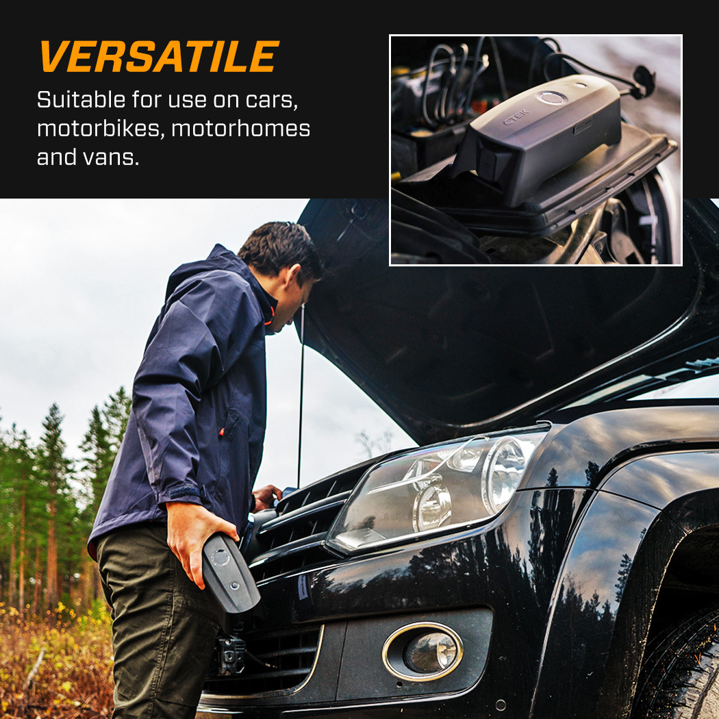 Portable CTEK CS FREE Battery Charger for Lead Acid and Lithium ...