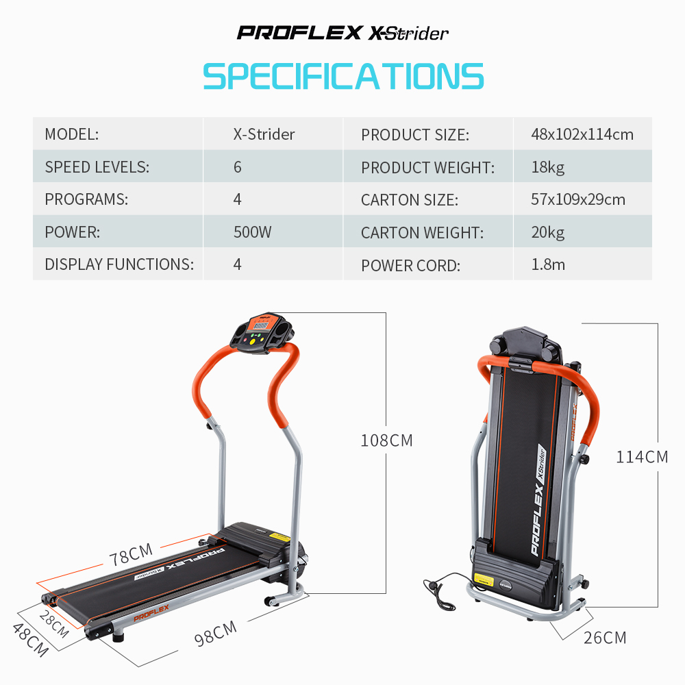 Compact Electric Treadmill for Home Workouts. - Bugout Australia