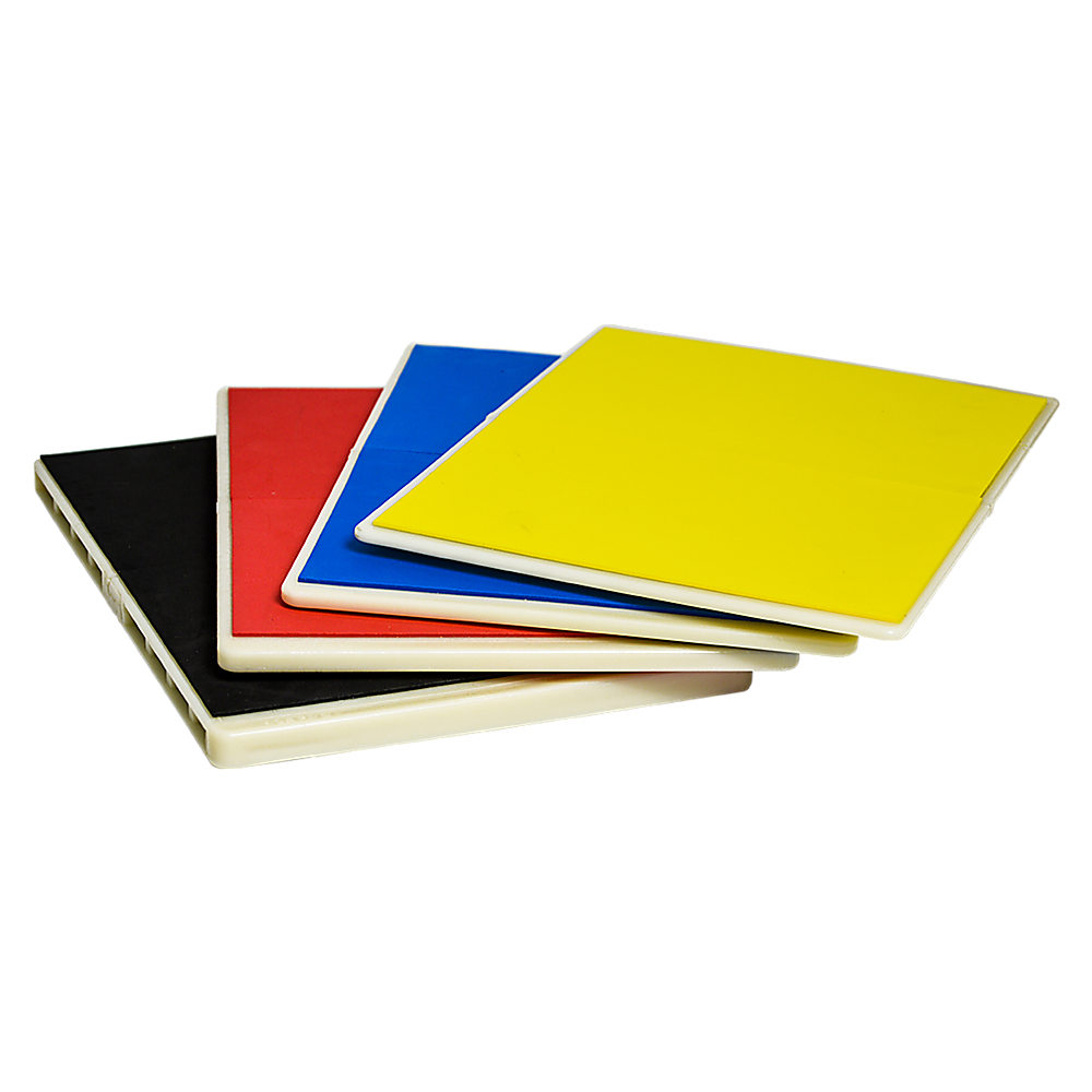 Rebreakable Boards Set for Martial Arts: Yellow, Blue, Red & Black ...