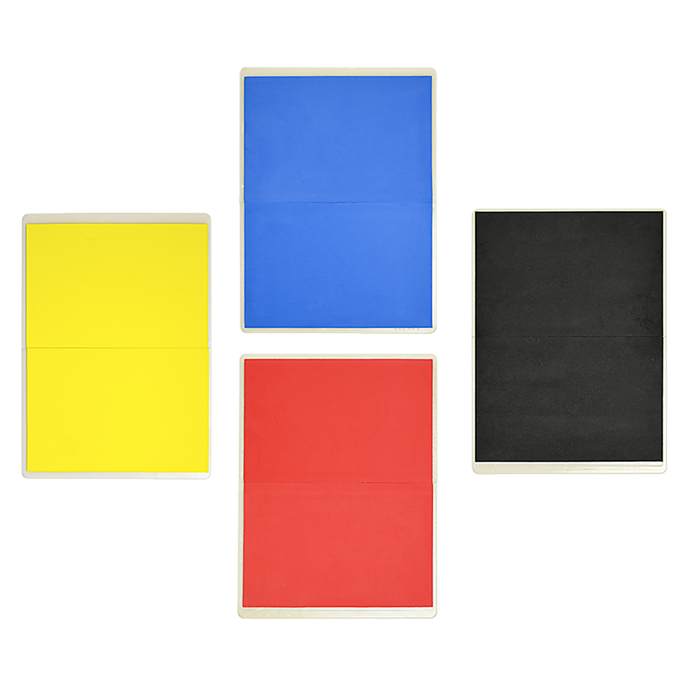 Rebreakable Boards Set for Martial Arts: Yellow, Blue, Red & Black ...