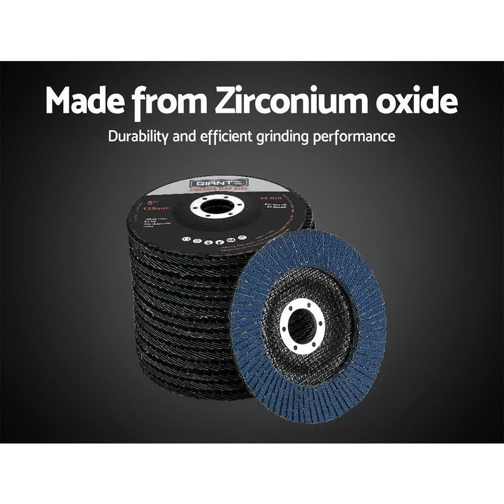 Zirconia Sanding Flap Disc for Angle Grinding (100 PCS) - Bugout Australia