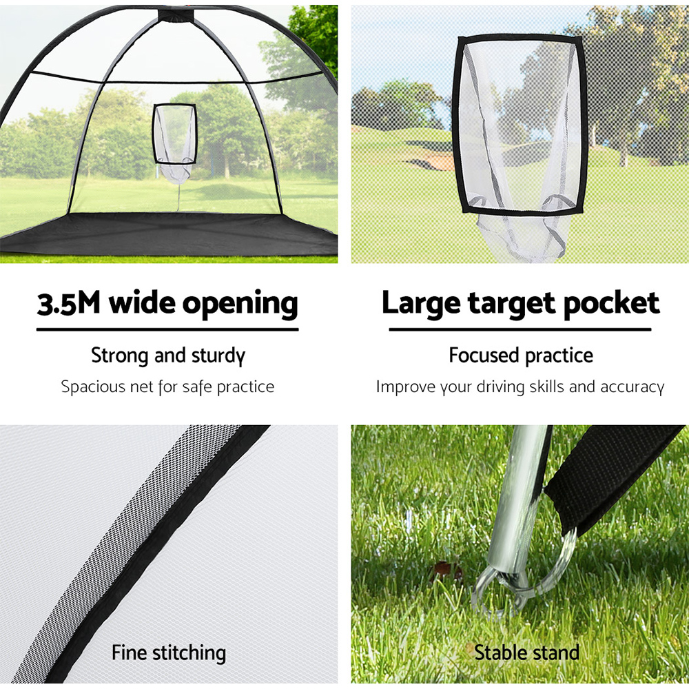 Portable Golf Practice Net with Target Mat - Bugout Australia
